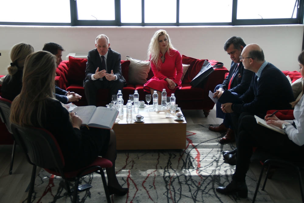 Head of the OSCE Mission in Kosovo, Jan Braathu visited AAB College ...