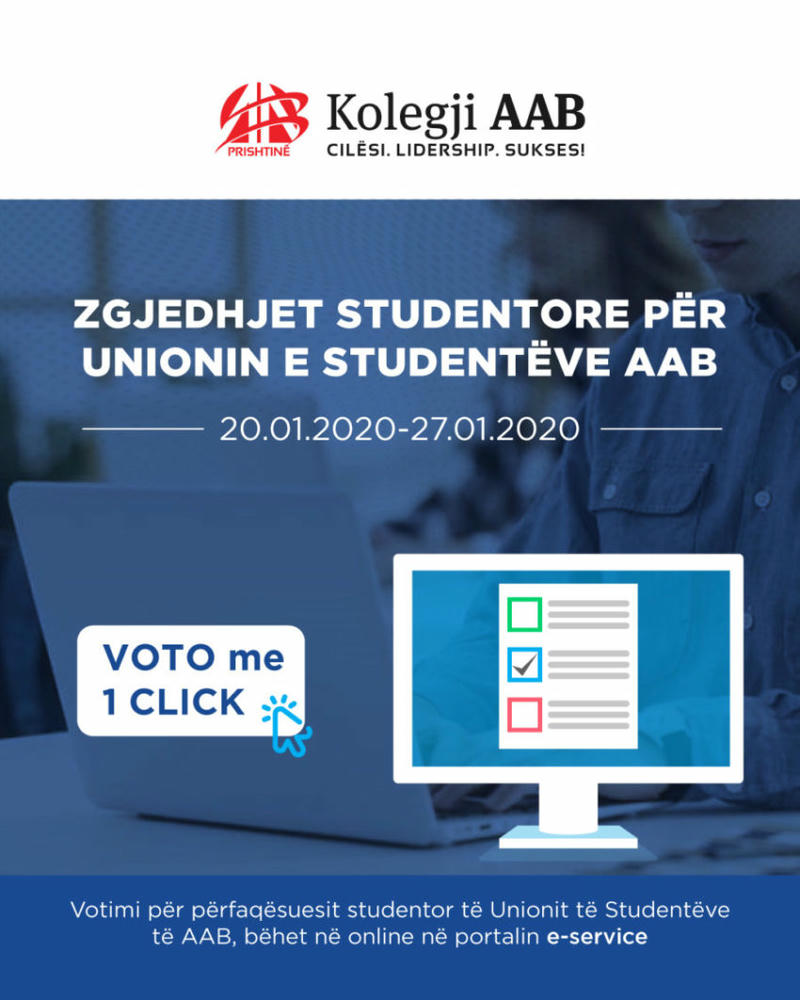The voting process for the AAB Student Union is underway - Kolegji AAB